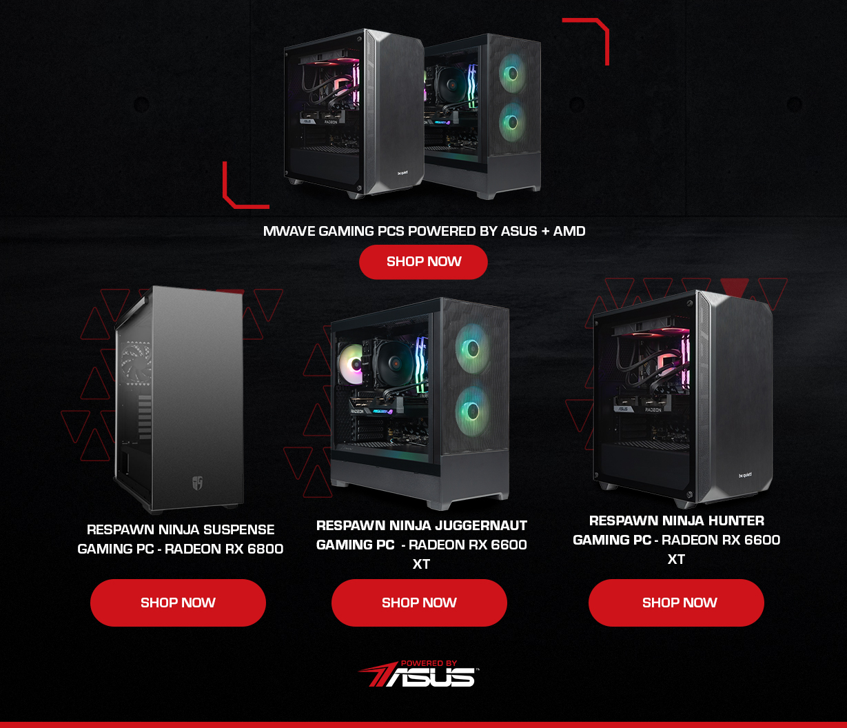 AMD x ASUS Gaming PCs | Mwave